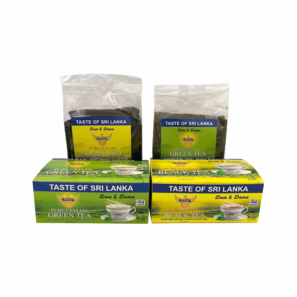 Pure Ceylon Green Tea – 50 tea bags – Taste of Sri Lanka